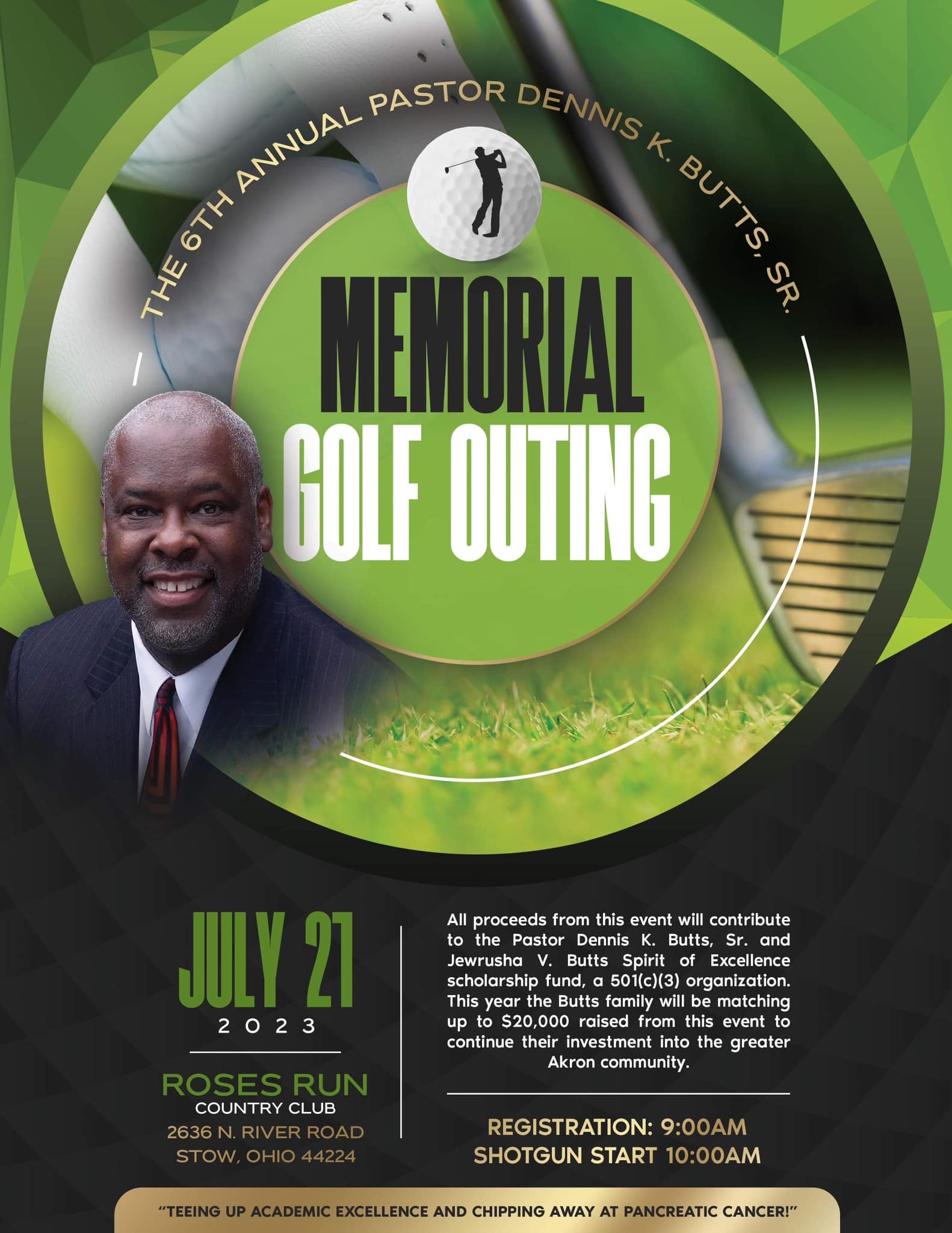 Pastor Dennis K. Butts, Sr. Memorial Golf Outing
